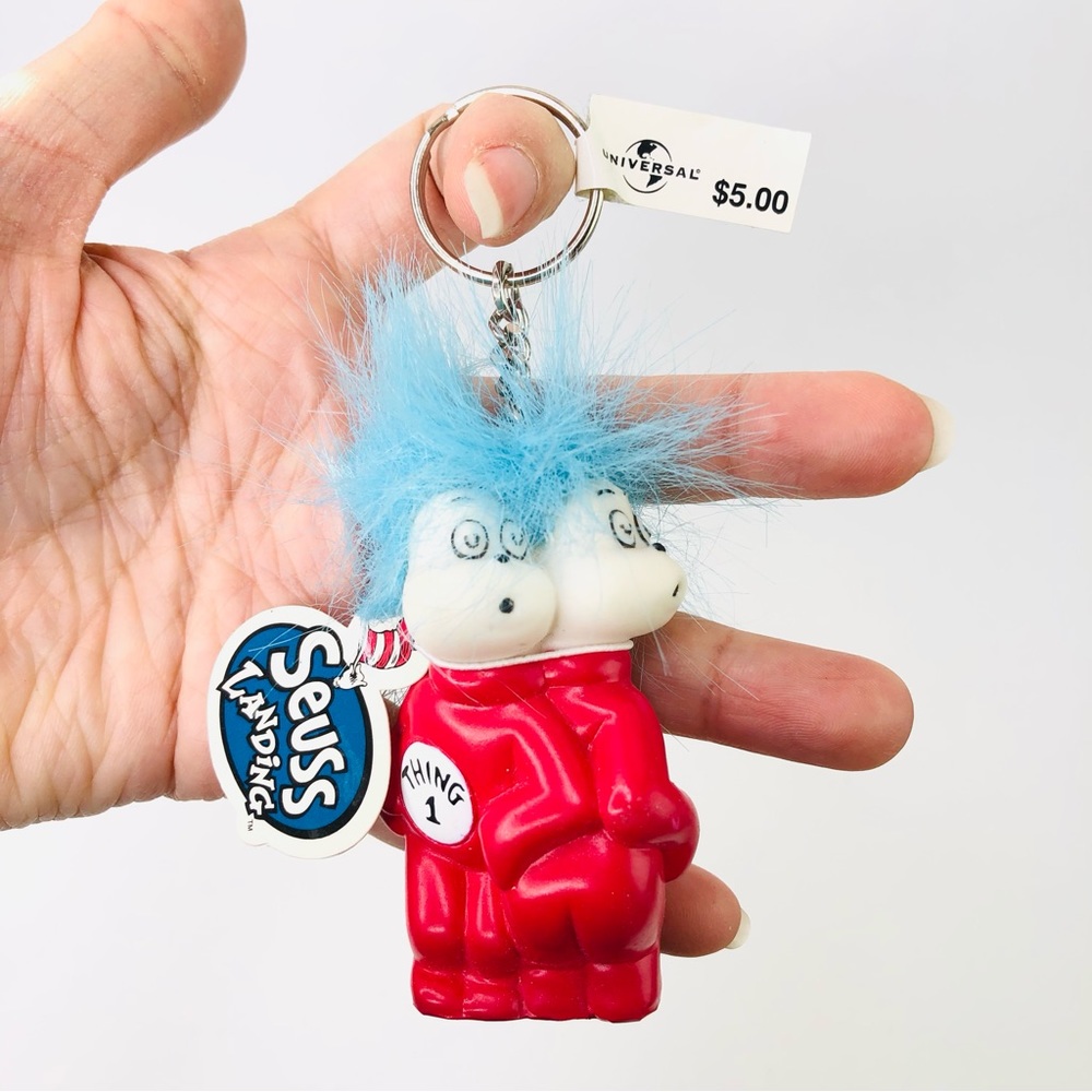 Rare Thing 1 Thing 2 Keychain Dr. Seuss Landing 2 Sid… - Gem